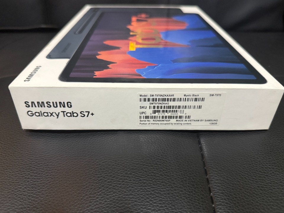 Samsung Galaxy Tab S7+ Bundle w/ Case & S-Pen 128 GB, 12.4" - Black ...