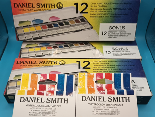 New Daniel Smith Watercolor 5pc Lot Extra Fine & Essential Sets | eBay