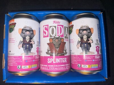 Funko SODA New Sealed Splinter TMNT Teenage Mutant Ninja Turtles Mutant ...
