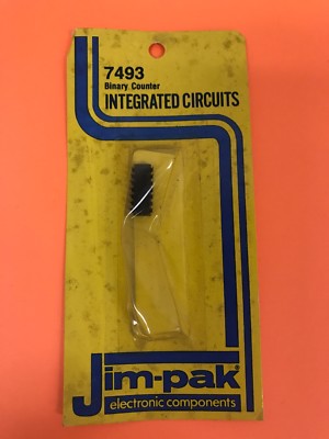 JIM PAK 7493 BINARY COUNTER INTEGRATED CIRCUITS (NOS) *FREE SHIPPING ...