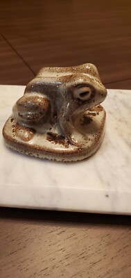 Pigeon Forge Pottery D. Ferguson Signed Frog Small Sculpture | eBay