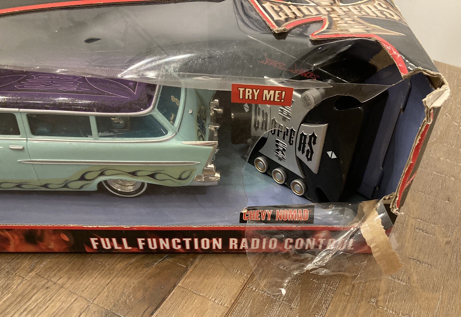 RARE Jesse James West Coast Choppers RC Remote Control Car 57 Chevy ...