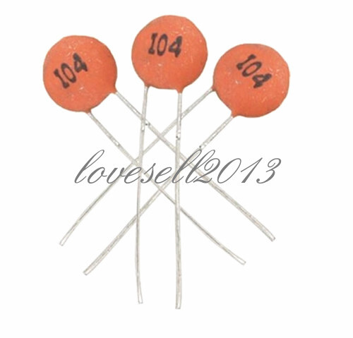 100PCS100nF 0.1uF 104pF 50V Ceramic Disc Capacitors DIP NEW | eBay.de