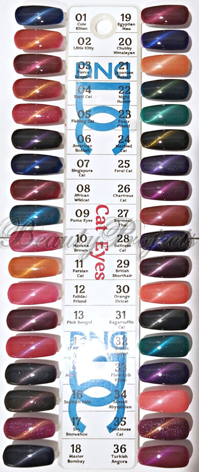 DND DC Gel Polish Color Sample Color Chart Palette Display Pick Any ...