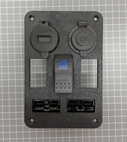 Custom 4wd Switch Panel Anderson plug NO rocker switch. V2 | eBay