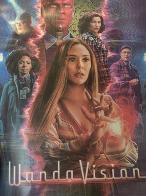 Wanda Vision Movie Super Hero Tv Series Action Movie Wall Art - POSTER ...