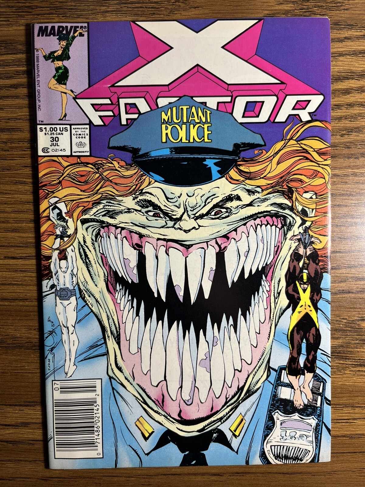 X-FACTOR 30 NEWSSTAND 1ST CAMEO APP OF NANNY MARVEL COMICS 1988 | eBay