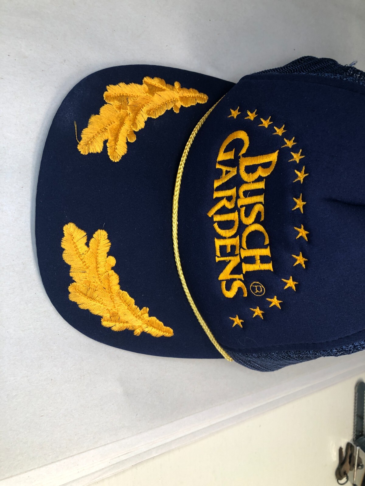 Busch Gardens Captain's Hat Snapback Mesh Vintage 198… - Gem