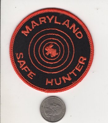 MARYLAND HUNTER EDUCATION HUNTER SAFETY FIREARMS HUNTING PATCH ...