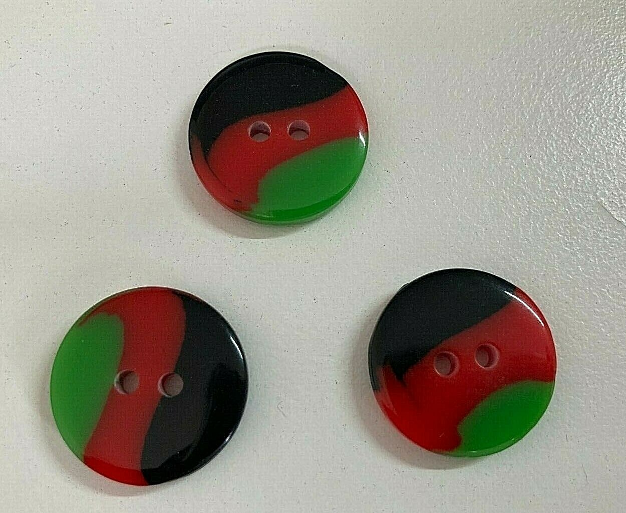 Three Colour Tone Fine Style Buttons Size 20mm & 18mm X 3 Buttons | eBay UK