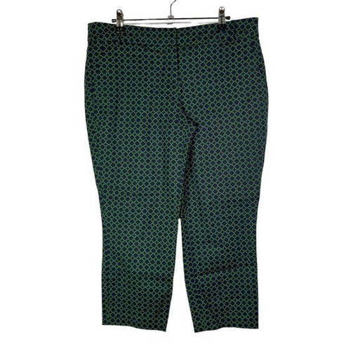Kenar Navy Blue & Green Circle Printed Straight Leg Dress Pants 8 | eBay