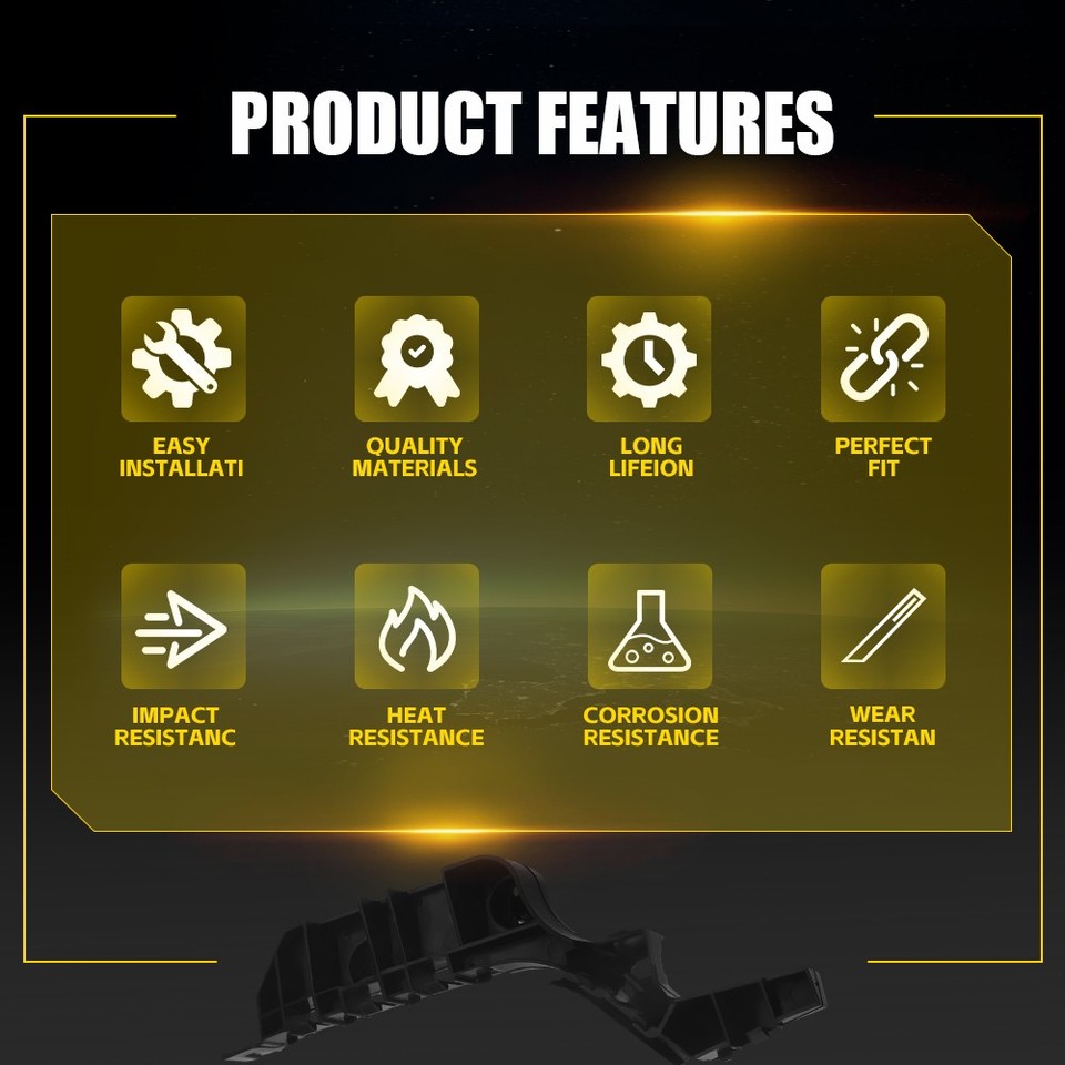 2-20PCS Front Upper Bumper Retainer Brackets Left&Right for 2007-2013 ...