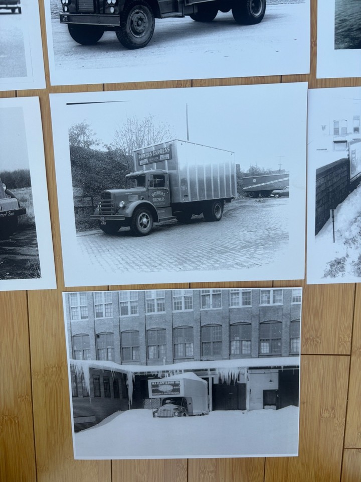 10 VINTAGE 8" X 11" TRACTOR TRUCK PHOTOS RAPID LINE M.B CLAFF & SONS ...