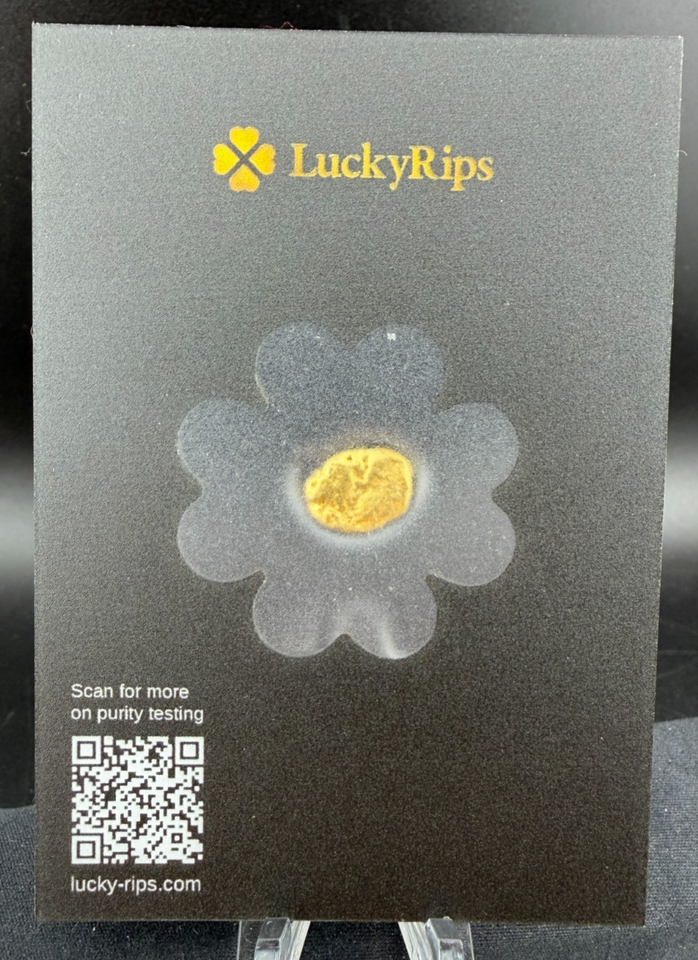 Lucky Rips Gold Nugget in Assay Card 2.27g BC Canadian Nugget | eBay