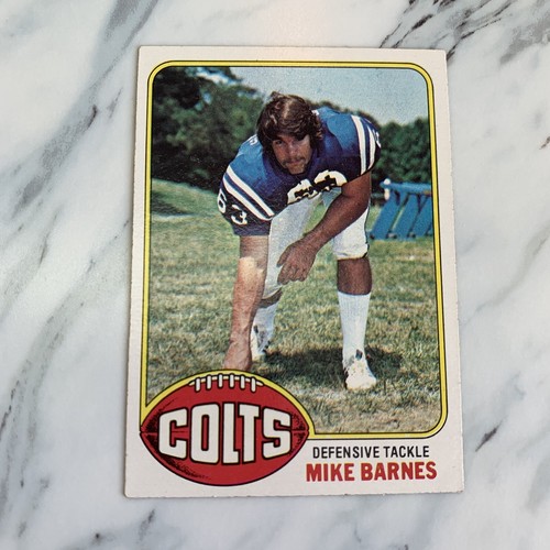 1976 Topps Mike Barnes # 53 Baltimore Colts Football Card NFL | eBay