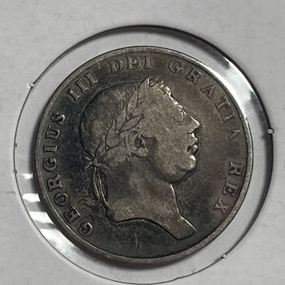 1814 UK Great Britain 1s6d 1 Shilling 6 Pence Bank Token George III ...