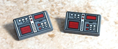 New LEGO Star Wars Control Panels Slopes Lot of 2 TWO SCREENS Computer ...