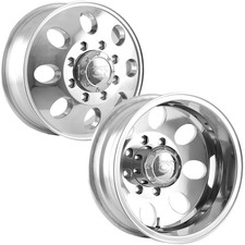 Set of 4 Ion 167 Dually 17x6.5 17" 8x200 Polished Wheels Rims Front ...