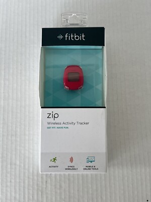 Fitbit Zip Activity Tracker Sweat Rain Splash Proof FB301M Magenta ...