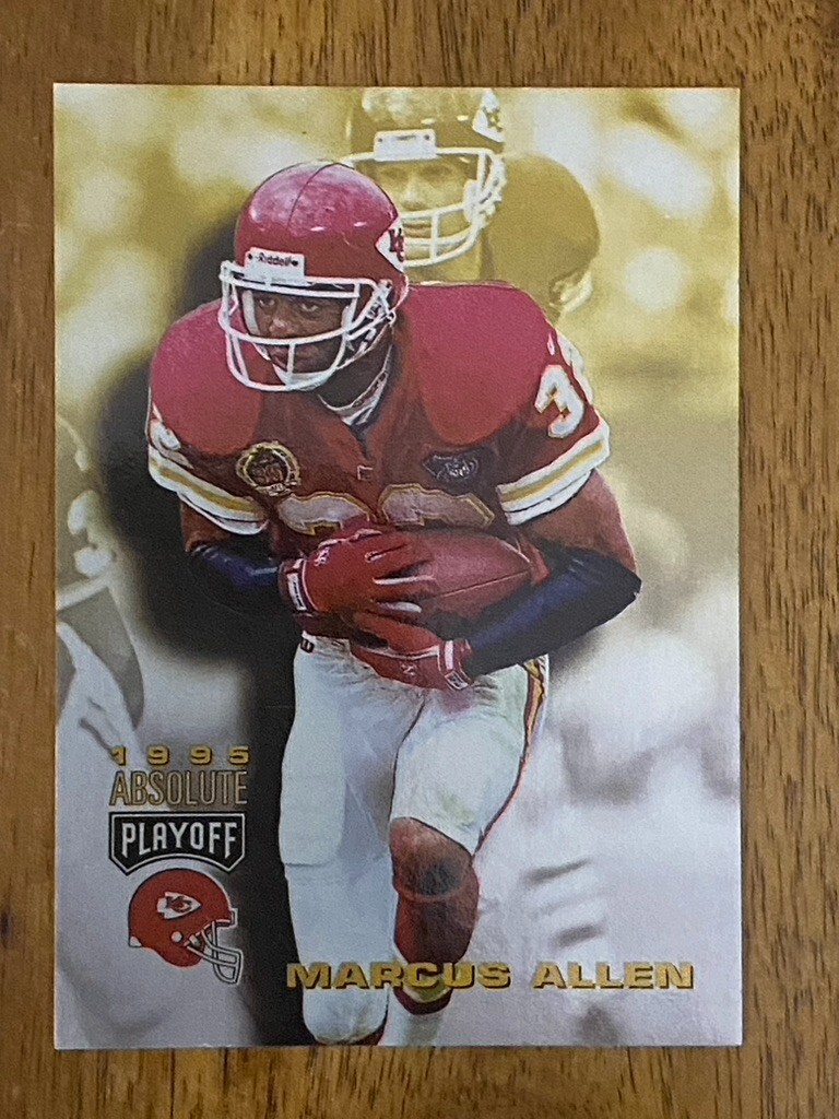 1995 PLAYOFF ABSOLUTE MARCUS ALLEN CHIEFS #128 | eBay