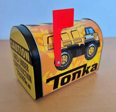 2024 Hasbro Tonka Small Mailbox Decorative Tin Box Only | eBay