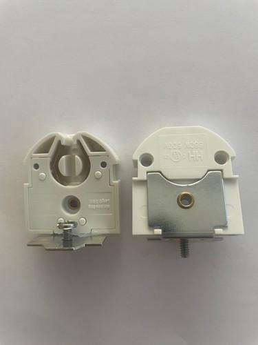 (2 pack) Fluorescent T8 T12 BI-PIN Screw Down Tombstone Lamp holder ...