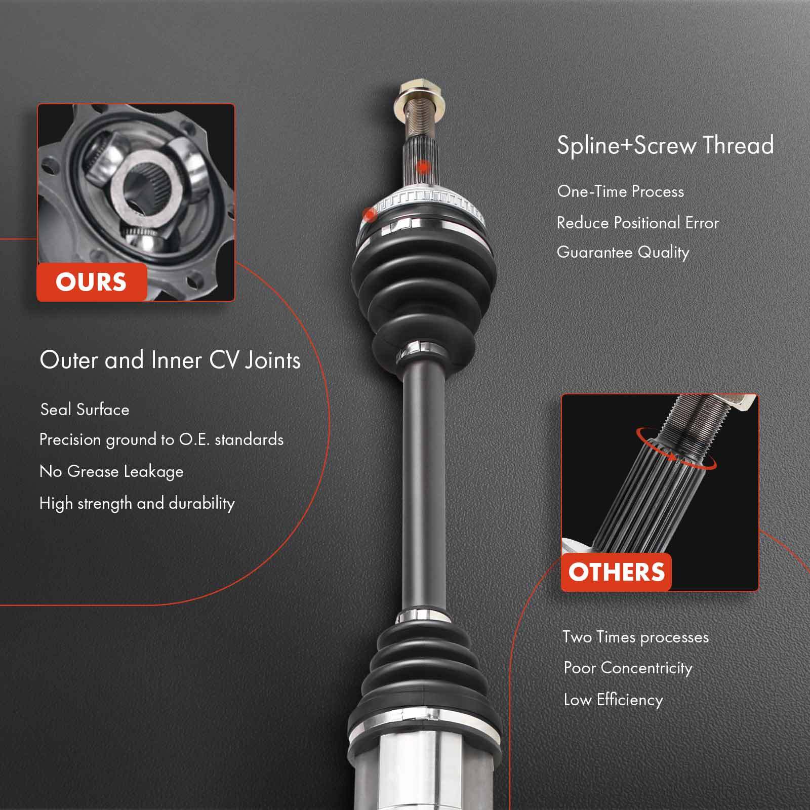 Front Right CV Axle Assembly for Mazda CX-5 6 2014 2015-2017 L4 2.5L ...