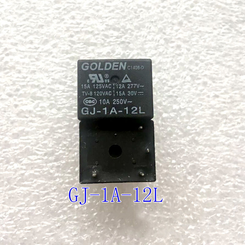 1Pc GOLDEN GJ-1A-12L 12VDC Power Relay 4Pins 15A 125VAC for sale online ...