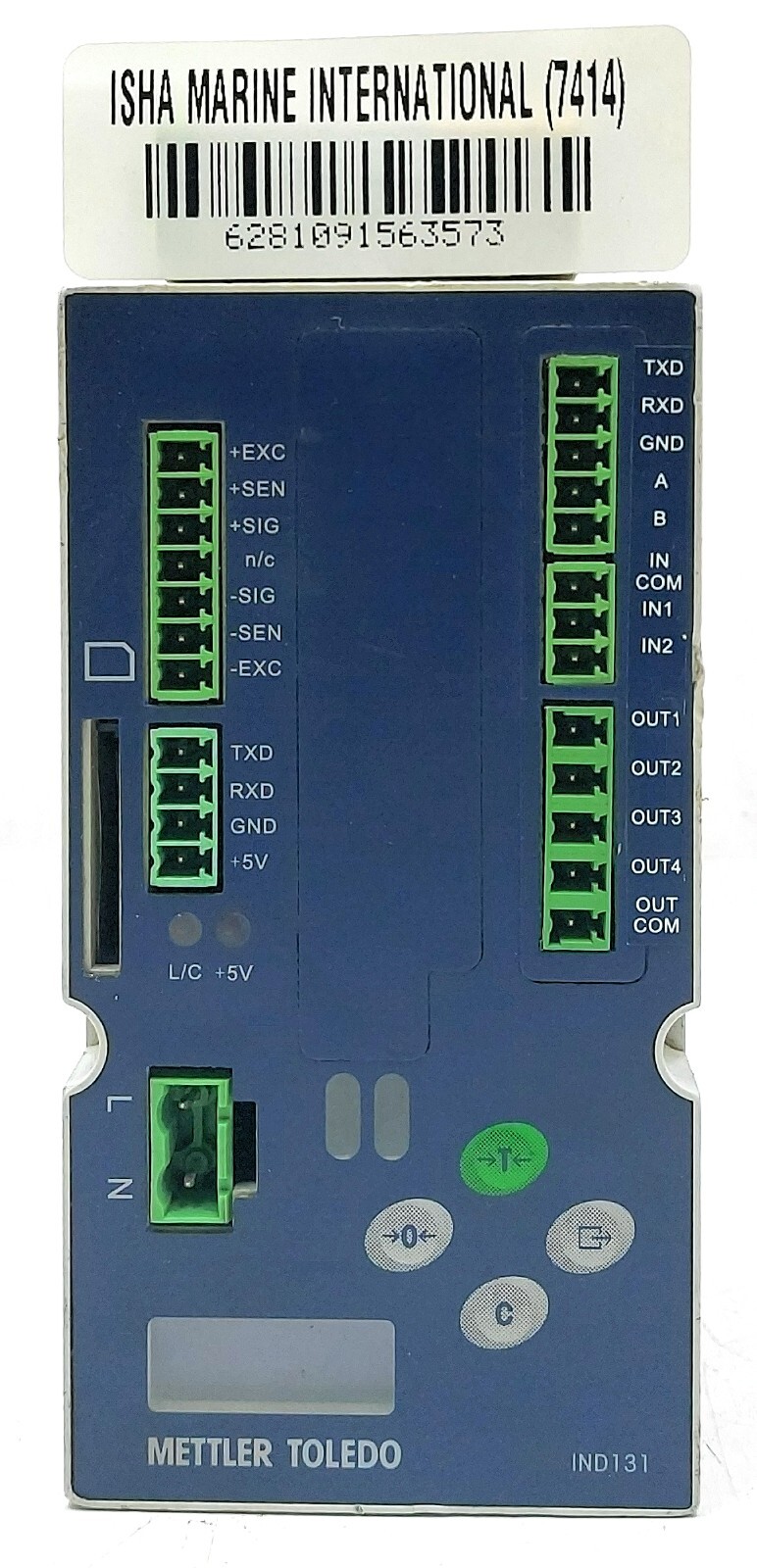 Mettler TOLEDO 24vdc Din-rail Mounted Weighing Terminal Ind131 DIN for ...