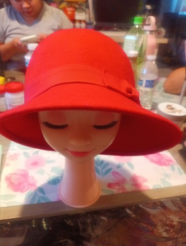 Wool Blend Red Bucket Hat Croft & Barrow | eBay