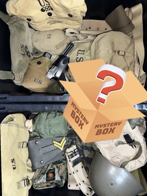 MILLITARY SURPLUS MYSTERY BOX (100’s of ww2/vtnm/gwot era items) 5 ...