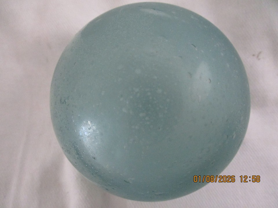 Six Storm Tossed Frosted Japanese Glass Floats Alaska BeachCombed | eBay