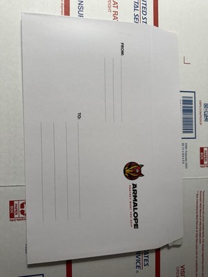Armalope Standard Double Pocket Flexible White Mailer With Self Stick ...