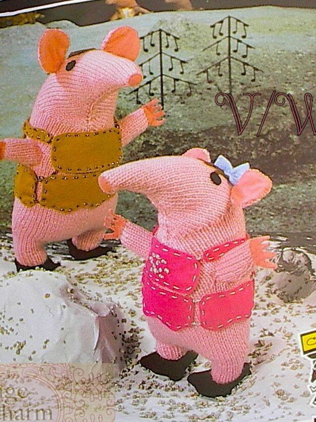 (Vintage) Knitting Pattern For Large & Small Clanger. £2.00 chepest ...