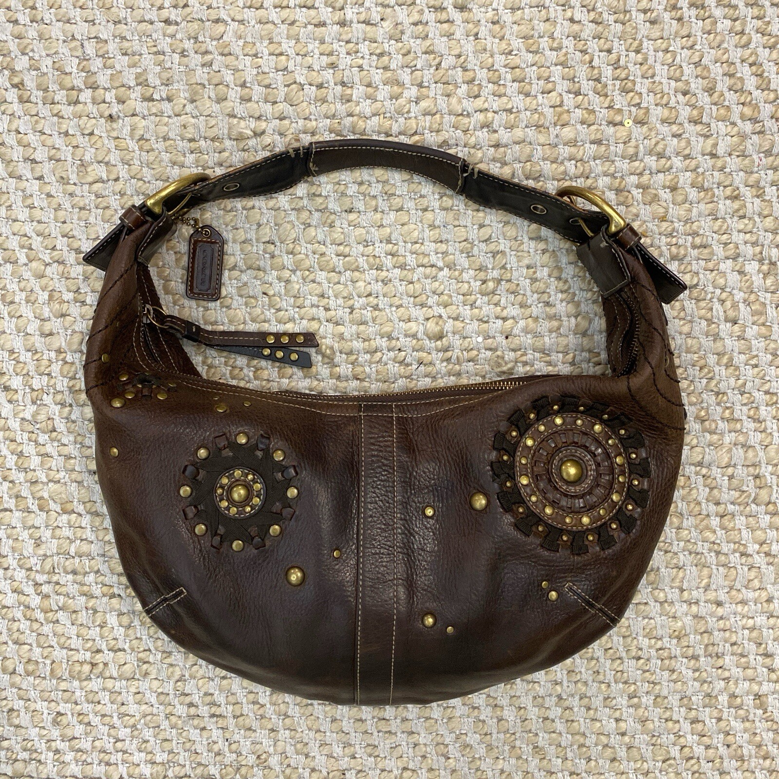 RARE Vintage Coach Y2K 2000s Mia Hobo Shoulder Bag - Gem