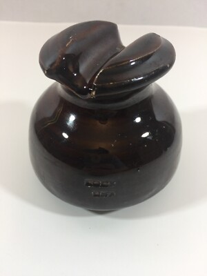 Vintage Locke USA Brown Porcelain Ceramic Power Line Insulator Railroad ...