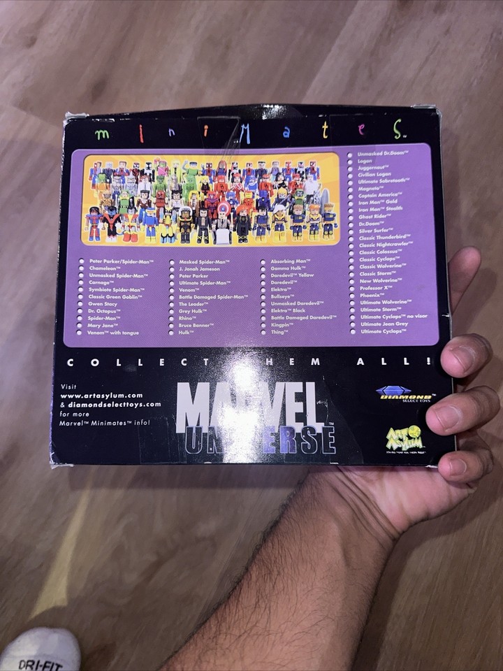 Marvel Universe Minimates 10-Pack Mini Collectibles 2004 Diamond Select ...