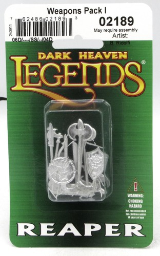 Reaper 02189 Weapons Pack I (Dark Heaven Legends) Fantasy Conversion ...