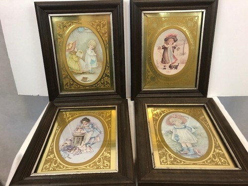 Vintage George Nathan Providence RI Home Decor Children Framed Prints ...