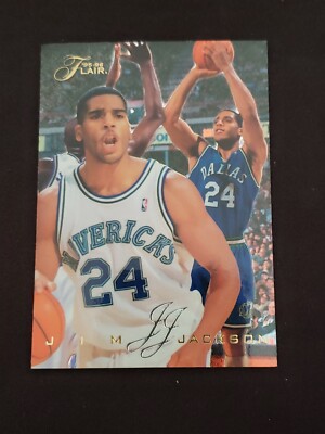 95-96 Flair Nba Card # 25 Jim Jackson Dallas Mavericks 🔥 | eBay
