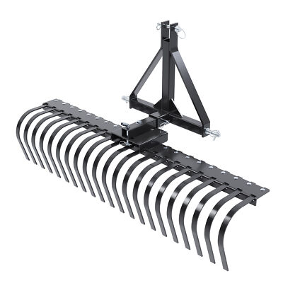 Three-Point Landscape Rake w/ 2" Receiver For ATV UTV SXS Compact ...