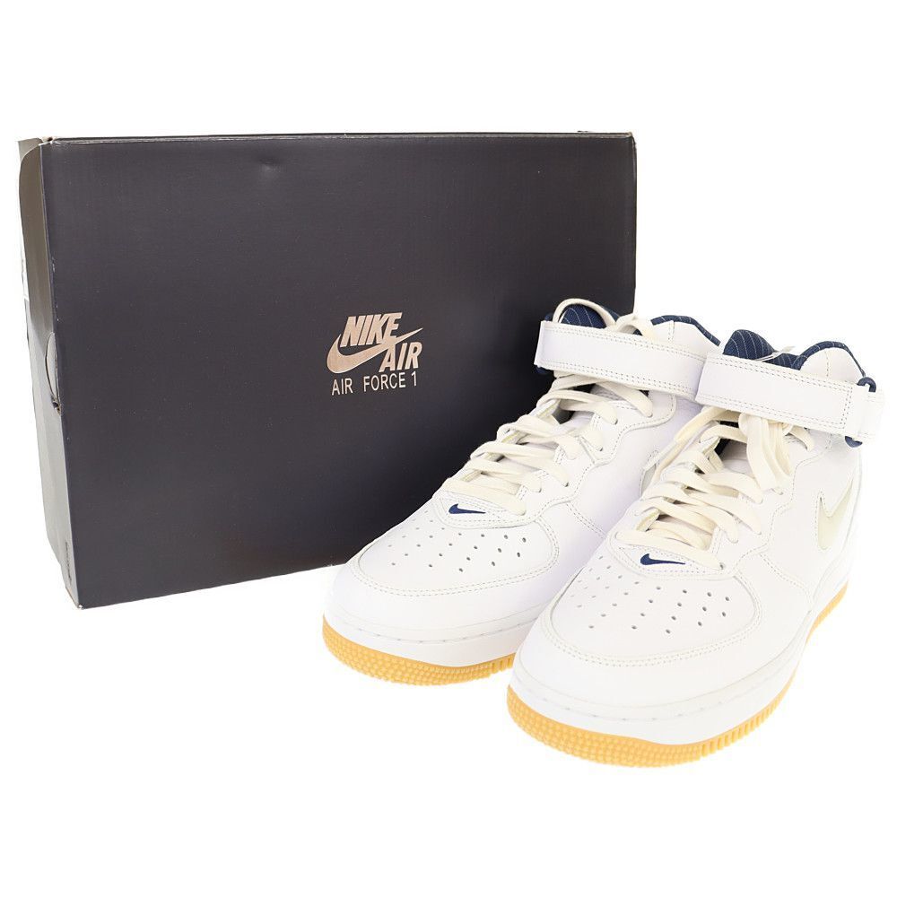 US8 Nike Sneakers Air Force 1 Mid Qs Dh5622 100 Thigh… - Gem