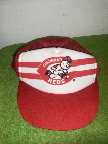 Vintage Deadstock Cincinnati Reds Trucker SnapBack Hat Cap 70s 80s | eBay