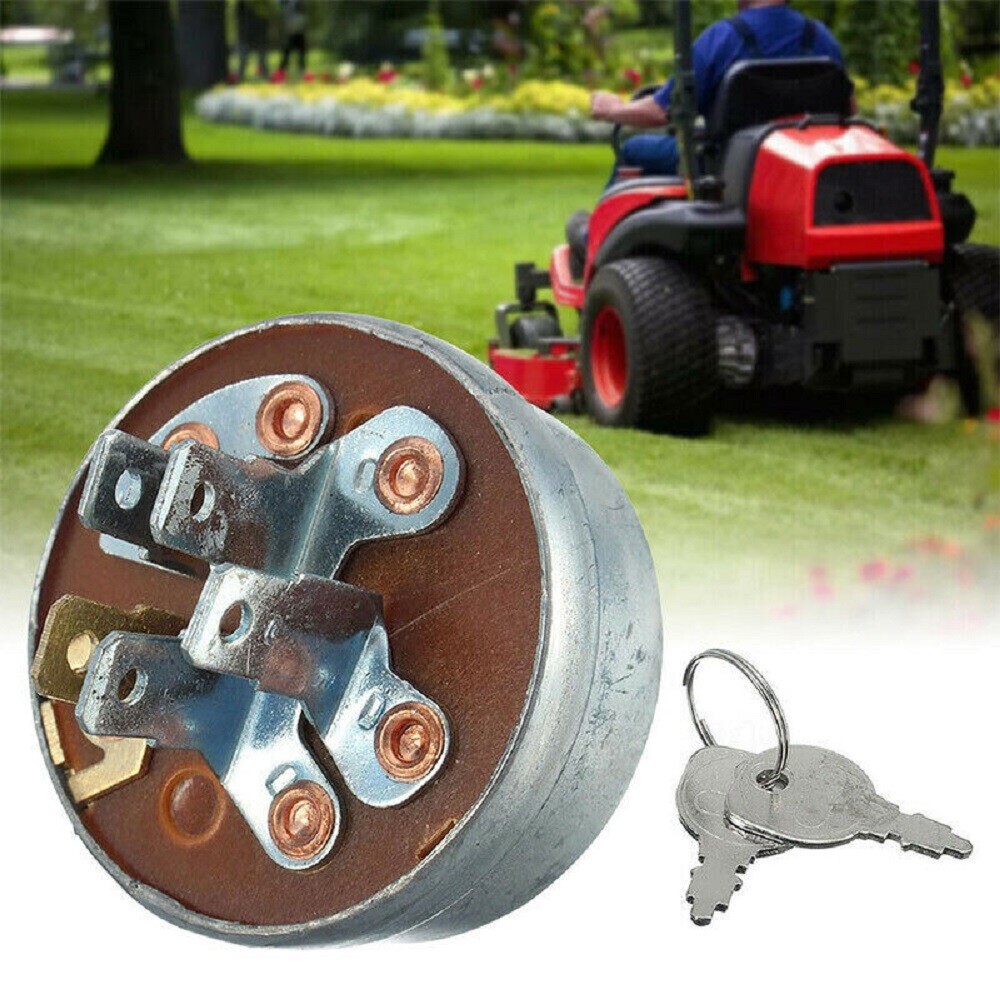 5 Spade Ignition Starter Switch & 2 Keys For MTD 725-0267A Ride On ...