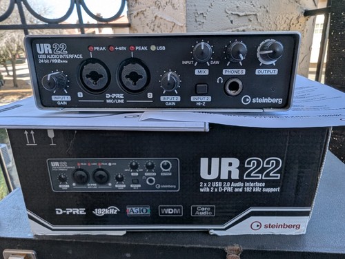 Steinberg UR22 MKII USB 2.0 Home Studio Audio Recording Interface ...