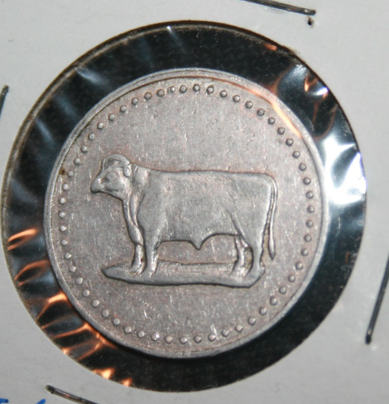 Clifton ? Arizona AZ Bull Nail Coffin Pictorial Trade Token | eBay