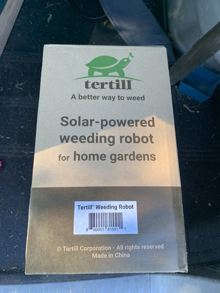 Robot Weed Eater Solar Powered Tertill Discontinued Brand New In Box | eBay