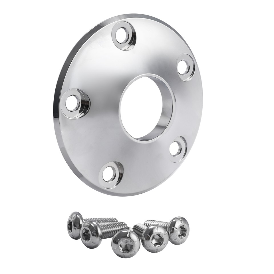 Chrome Dual Disc Front Wheel Hub Cap Cover Fit For Harley Touring non ...