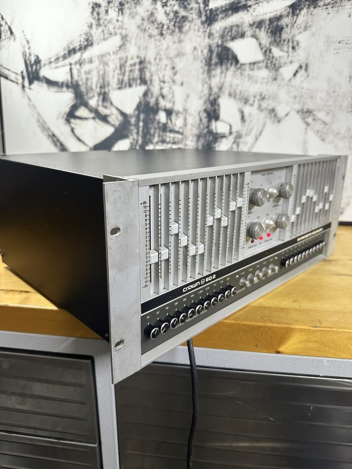 Crown EQ2 Audiophile Hifi Stereo 11 Band Graphic Frequency Synergistic Equalizer | eBay