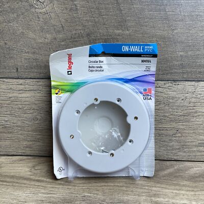 Legrand Wiremold NMW4 Circular Fixture Box Raceway Round Ceiling Non ...